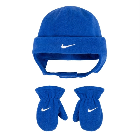 Nike | Accessories | Nike Baby Toddler Swoosh Logo Fleece Cap And ...
